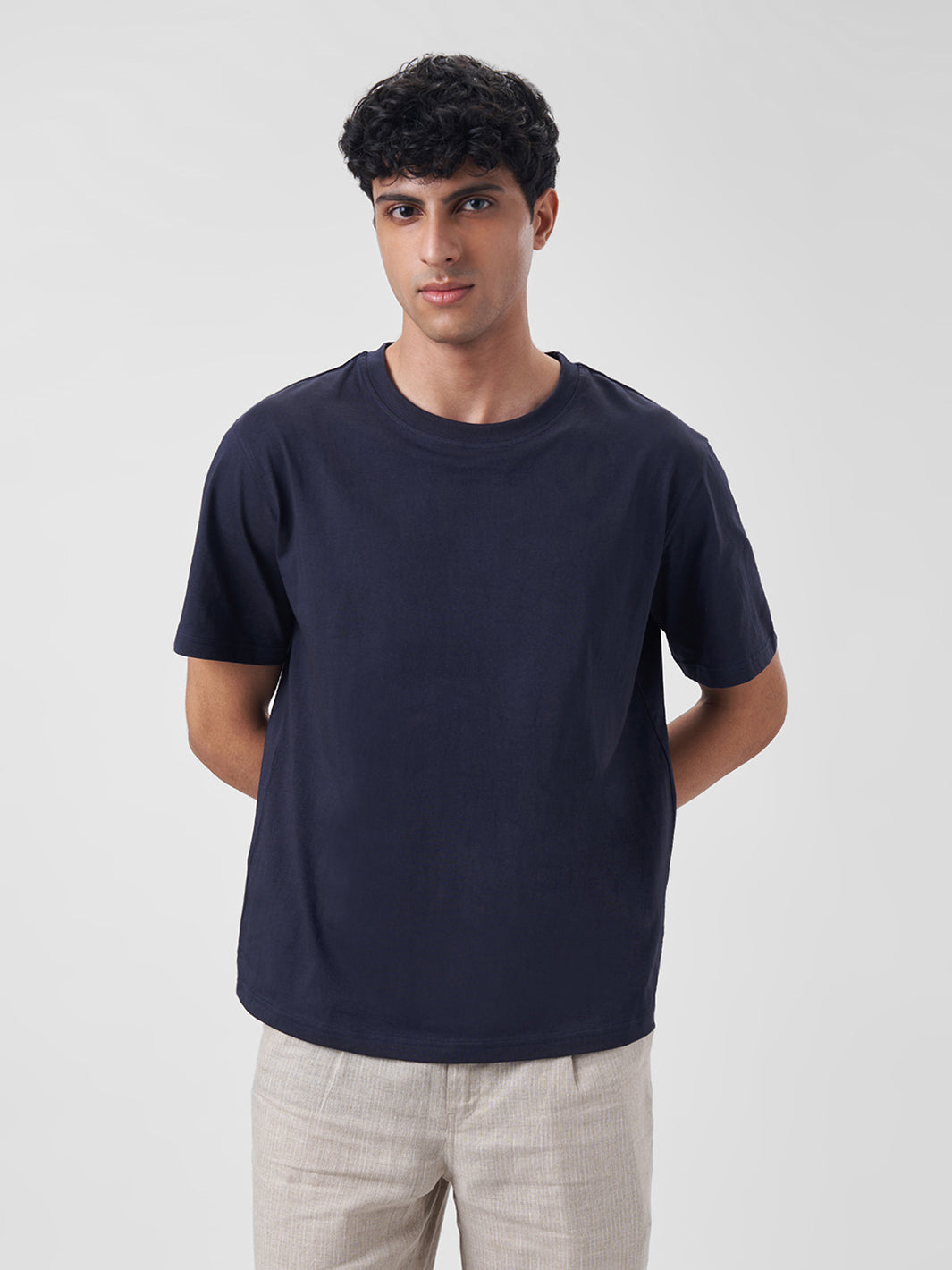 Mens Regular T Shirt Midnight Navy – Solids